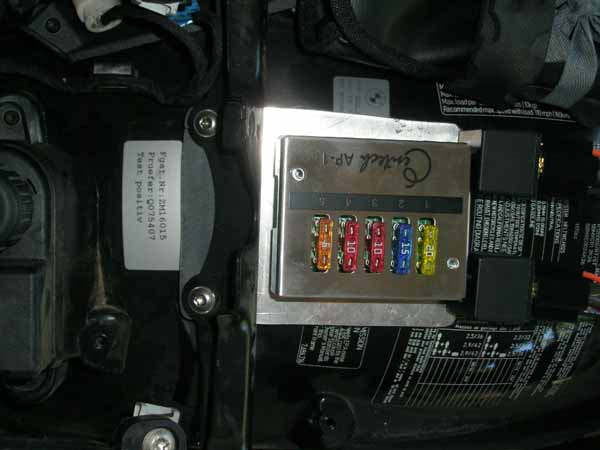 Mounting Centech Fuse Block - Bike Related Things - BMWSportTouring