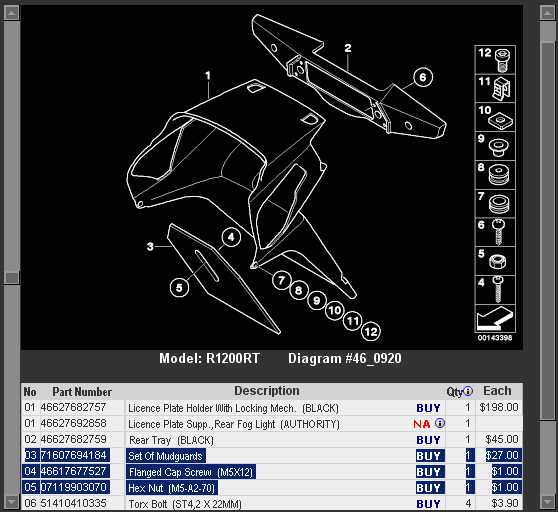 Rear Fender Extension for R1200RT - Bike Related Things - BMWSportTouring