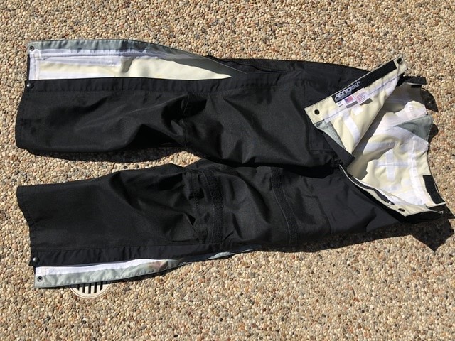 For sale: Aerostich Darien red jacket (L), Black pants(34). - Riding ...