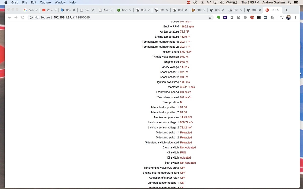 Throttle Body Sync using GS-911 - Hexheads - BMWSportTouring