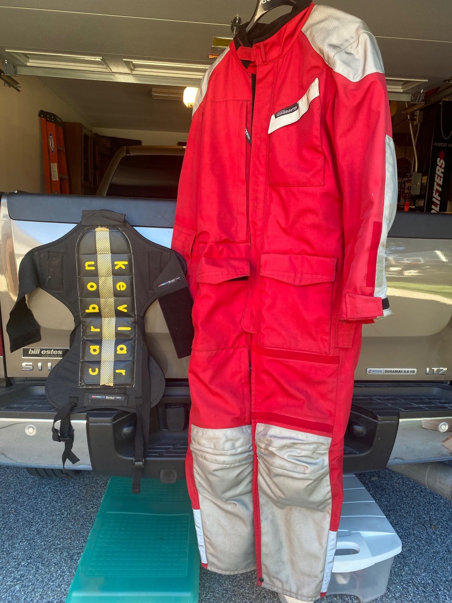 FS: Aerostich - Roadcrafter Classic - Red w/Silver trim - Riding Gear ...