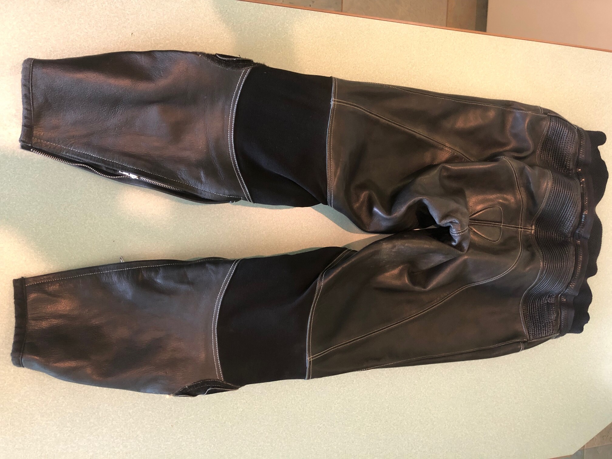 Teknic Leather Riding Pants/Bohn Back Protector - Riding Gear ...