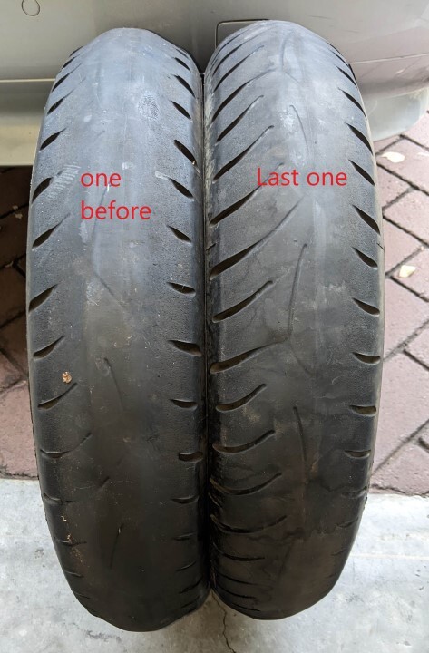 Tire pressure vs tire wear patterns - Camheads - BMWSportTouring