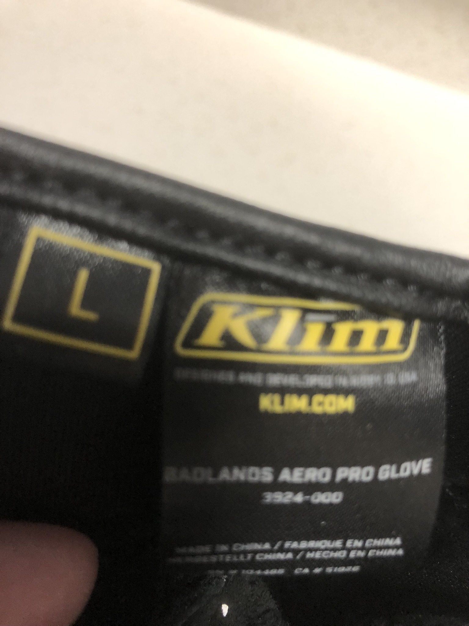 Klim Badlands Aero Pro gloves for sale - Riding Gear - BMWSportTouring