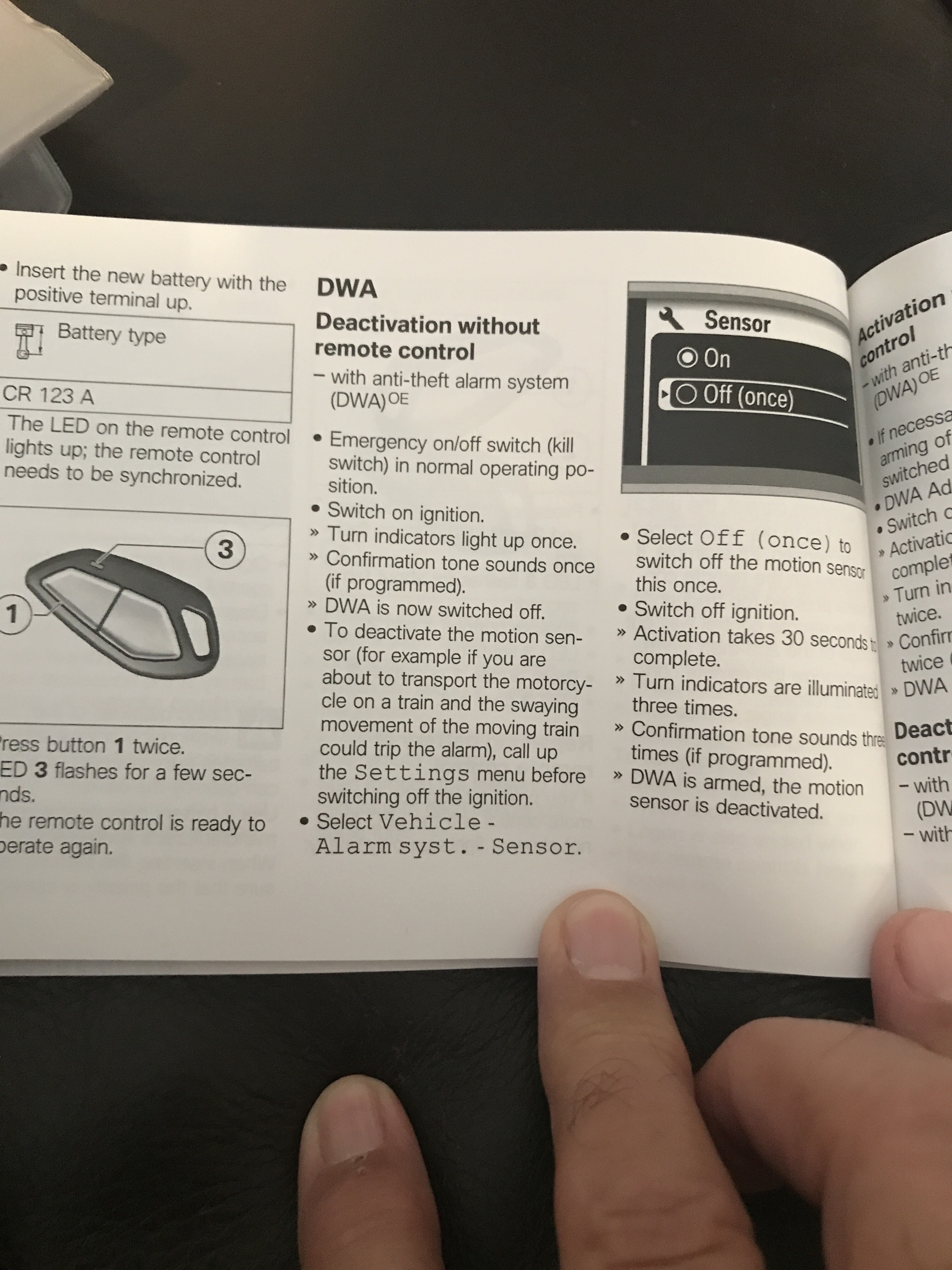 Deactivating alarm for ferry journey - Local Anytime Ride and Event ...