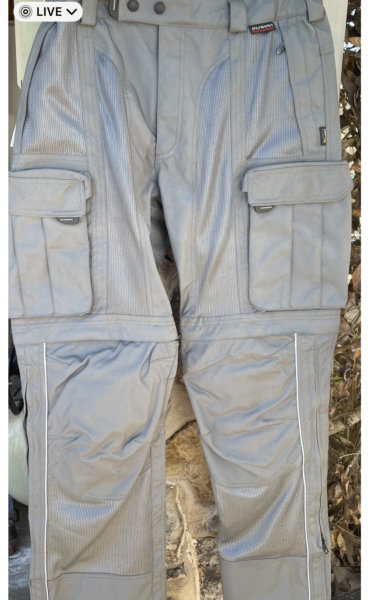 Riding pants with zip-off lower legs? BMW Summer pants available ...
