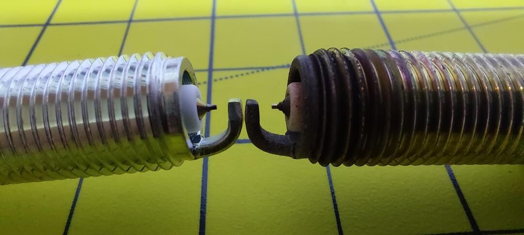 Spark Plug Close up images @ 13,087 miles - ShiftCam - BMWSportTouring