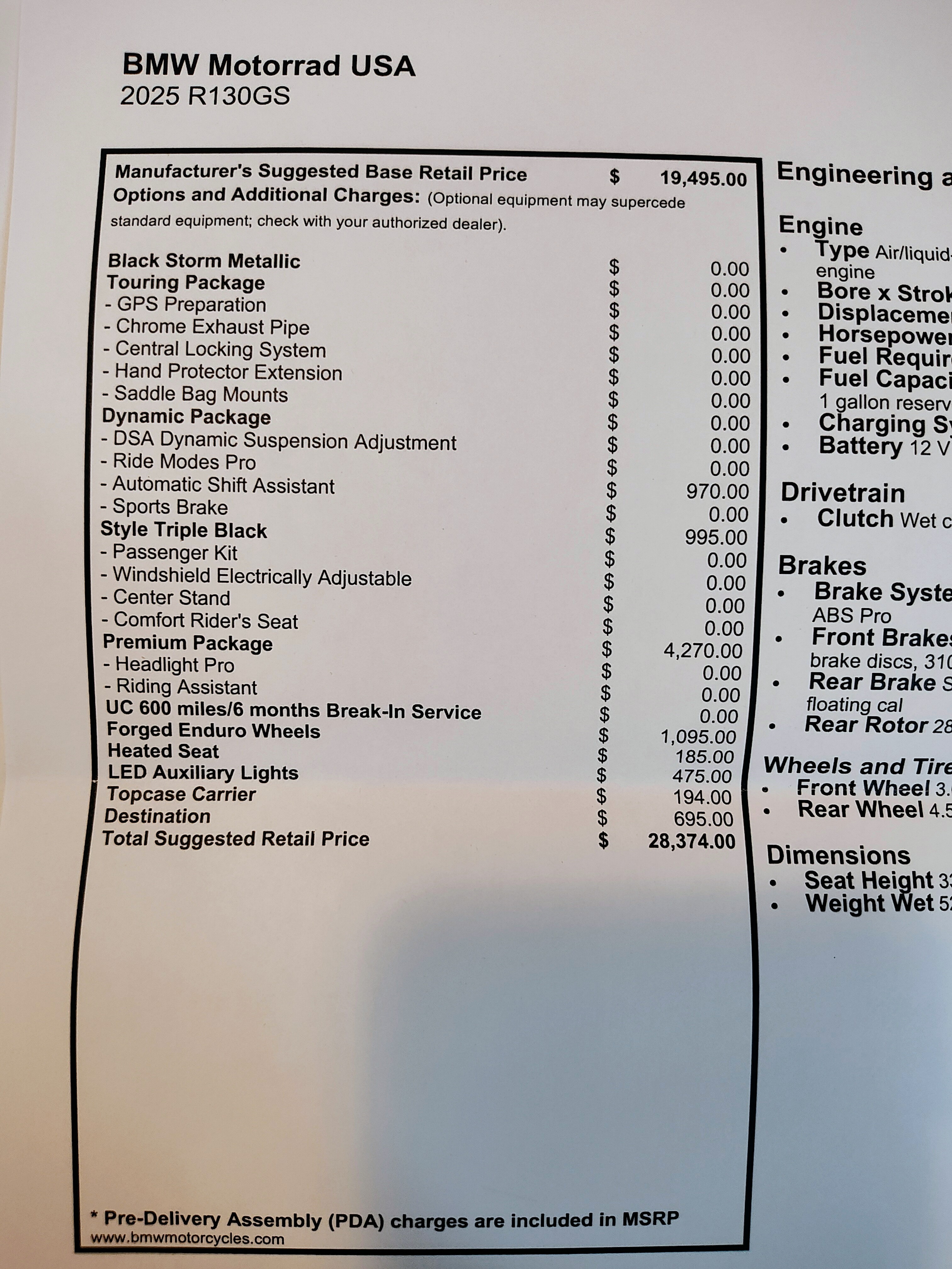 2025 R1300GS, Triple Black, ASA, Enduro forged, 3-4k in Farkles, 1297 miles! SAVE - Bikes ...