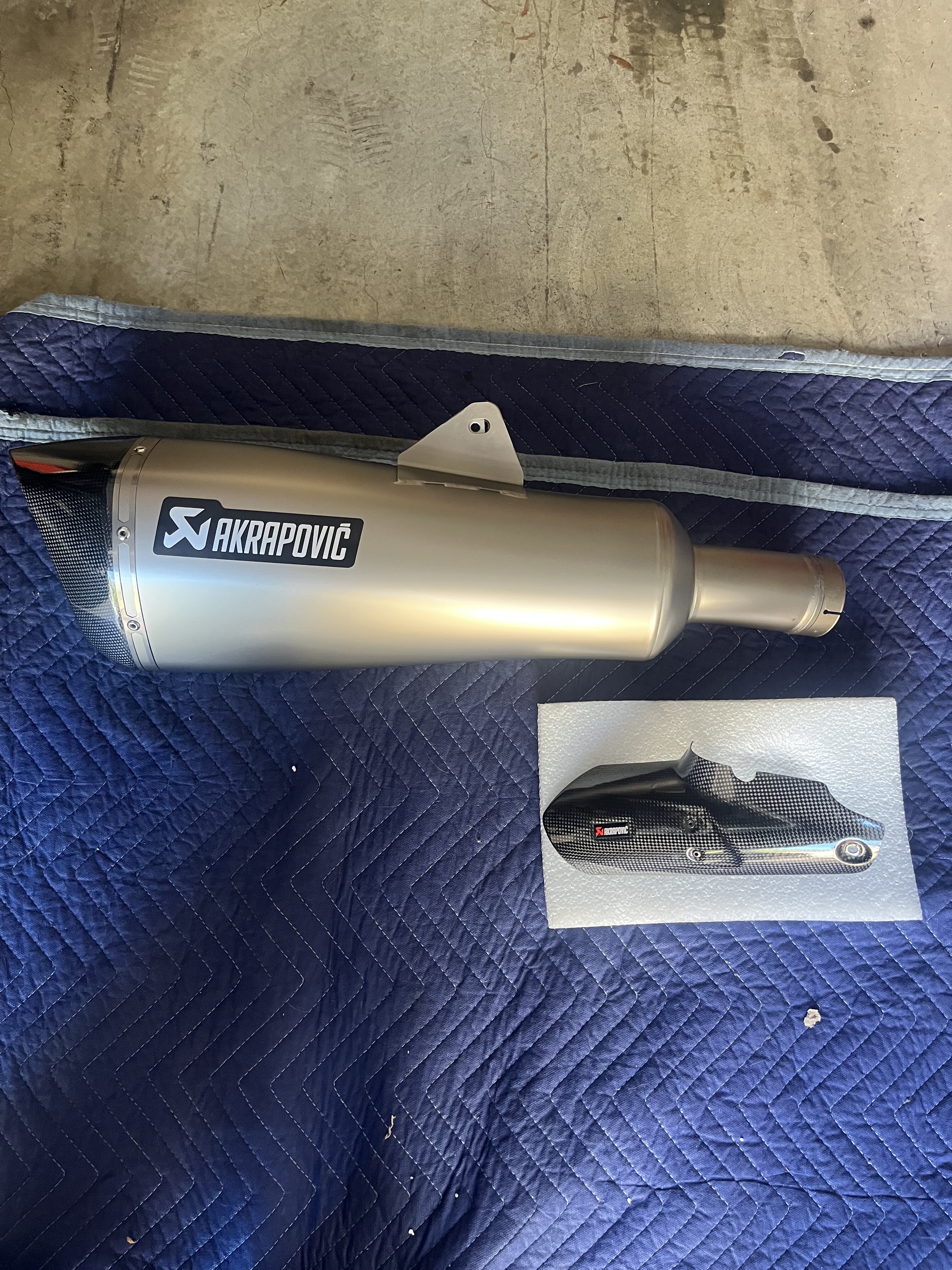 SOLD - For Sale Akrapovic Exhaust R1250RT - Parts and Accessories ...