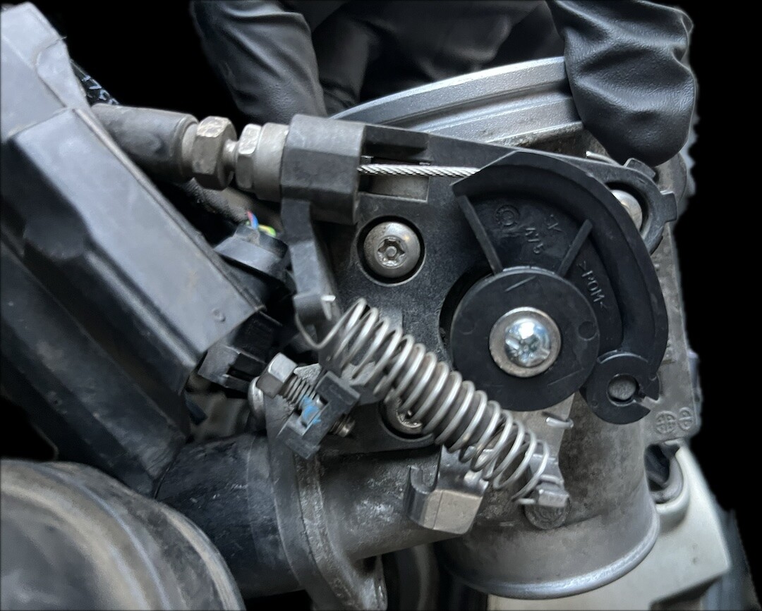 right side throttle cable too short after pulley replacement ...