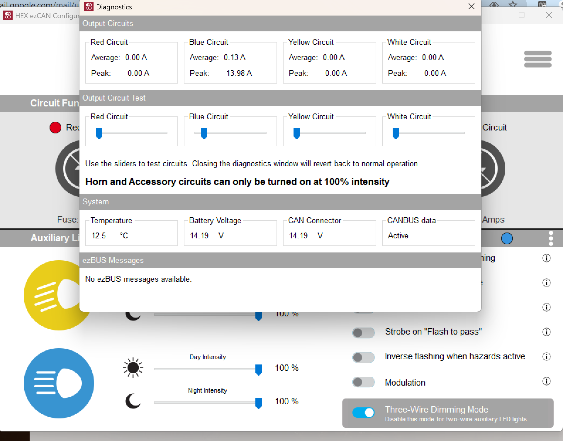 hex ezcan for aux lights. Only works in diagnostic mode. - Wetheads ...
