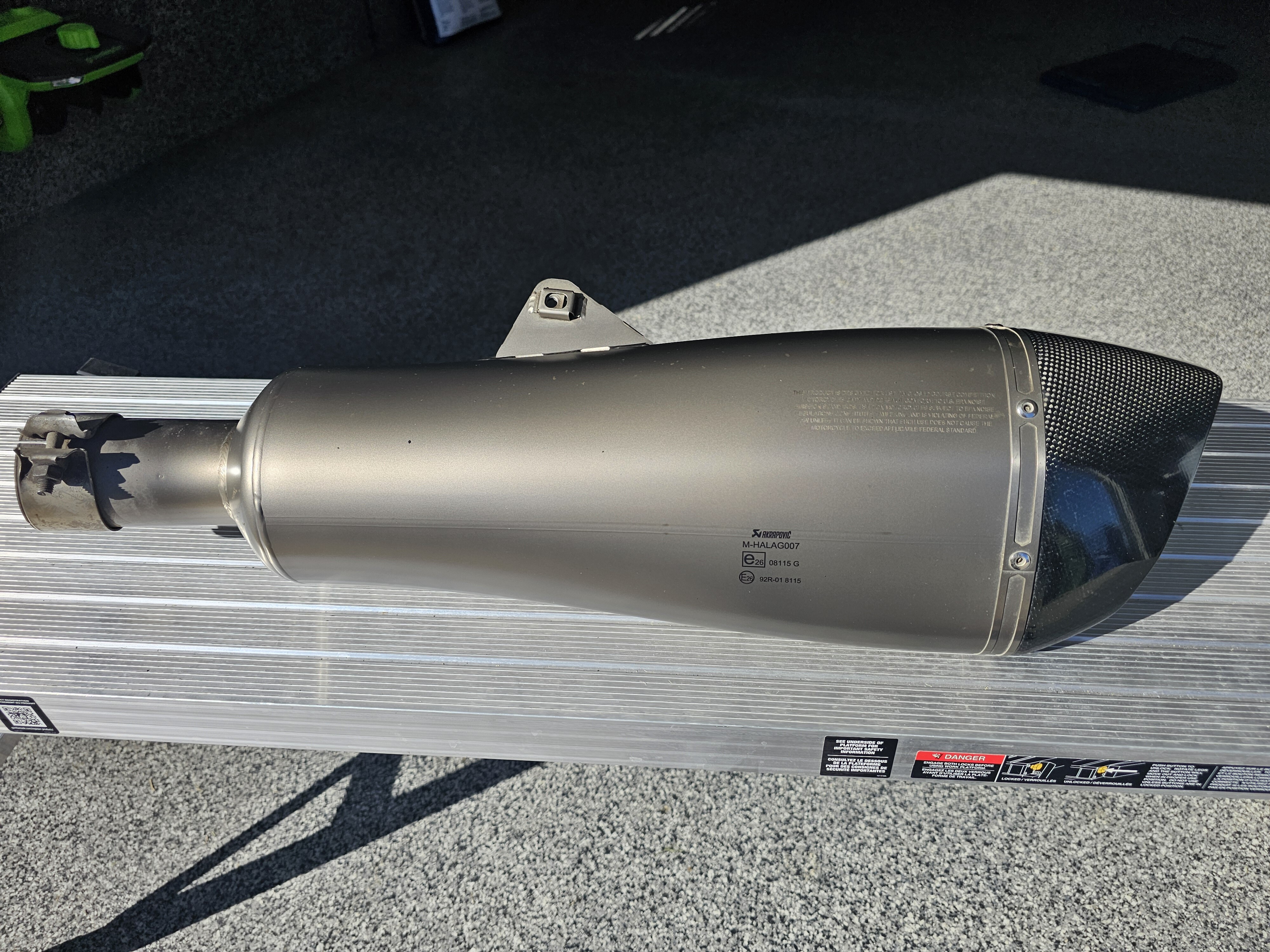 SOLD - 19-24 BMW R1250RT Akrapovic Exhaust (Titanium Slip-On) - Parts ...