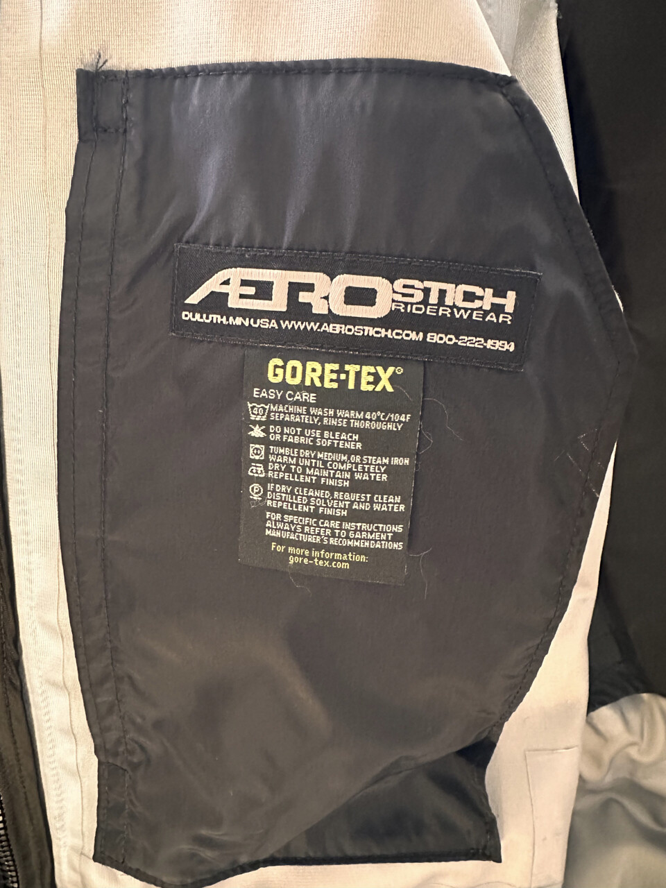 Aerostich Darien Motorcycle Jacket Blue Size 42 Large - Riding Gear ...